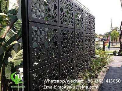 China Powder Coated Aluminum Laser Cut Panel with Custom Size and RAL Color Options for Decorative Wall Cladding for sale