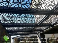 China 3mm Powder Coated Aluminum Perforated Screen with Custom Patterns for Skylight and Facade for sale