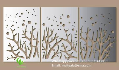 China 2mm Thickness Aluminum Perforated Sheet with Powder Coated Finish and Customizable Designs for Facade Cladding for sale