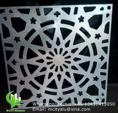 China 2mm Thickness Aluminum Perforated Panel with Powder Coated Surface in Custom RAL Colors for Facade Cladding for sale
