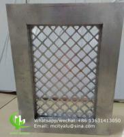 China Customizable Size Powder Coated Laser Cut Aluminum Mesh Panel for Window Decoration for sale