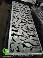 China 3mm Hollow Pattern Aluminum Cladding Panel with PVDF Finish for Facade Curtain Wall for sale