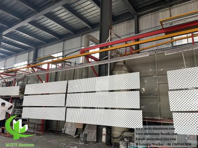 China Customized Design 3mm Perforated Aluminum Facade with High Weather Resistance for Exterior Cladding for sale