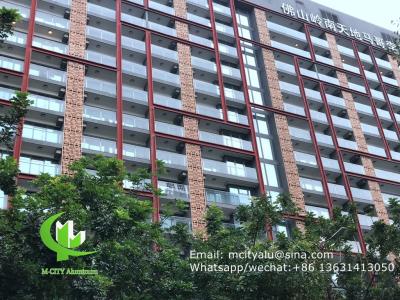China 2.5mm thickness powder coated aluminum facade panel with custom patterns for curtain wall decoration for sale