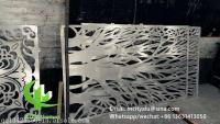 China 2mm Thickness Aluminum Hollow Wall Panel with Powder Coated Surface and Custom RAL Colors for Facade Cladding for sale