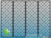 China 2mm Thickness Powder Coated Aluminum Hollow Wall Panel with Custom Patterns for Facade Cladding for sale