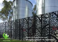 China Powder Coated 3mm Perforated Aluminum Screen with Custom RAL Colors for Patterned Facade Cladding for sale