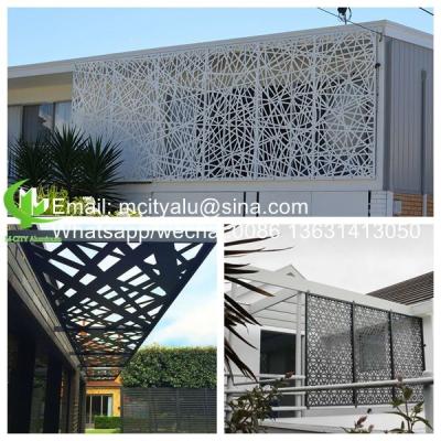 China Customizable Patterns Aluminum Perforated Panel with Powder Coated Finish and 1.5-10mm Thickness for Facade and Fence for sale