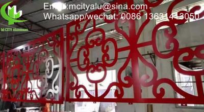China 2mm Thickness Aluminum Perforated Panel with Powder Coated Surface and Custom RAL Colors for Facade Cladding for sale