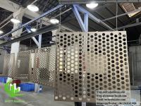 China PVDF Paint CNC Engraved Perforated Aluminum Panel 1200x2400mm for Building Facade Cladding for sale