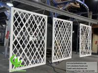 China Powder Coated Perforated Aluminum Facade Panel with Customizable RAL Colors and CNC Laser Cut Designs for sale