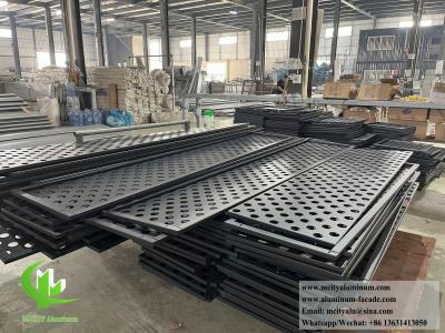 China Powder Coated Laser Cut Aluminum Panel with 1200x2400mm Size and Customizable Patterns for Facade Cladding for sale