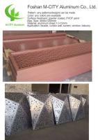 China 3mm Thickness Aluminum Perforated Panel with Powder Coated Surface and Custom RAL Colors for Decorative Facade Cladding for sale