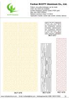 China Powder coated aluminum perforated panel with custom RAL colors and 1000x2000mm size for facade cladding for sale