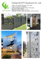 China 3mm Thickness Aluminum Perforated Panel with Powder Coated Surface and Customizable RAL Color for Facade Cladding for sale