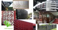 China Custom RAL Colors CNC Laser Cut Perforated Aluminum Panel 1.5-10mm Thickness for Facade Cladding for sale