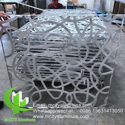 China Powder Coated 5mm Perforated Aluminum Screen with Wood Colors for Decorative Laser Cut Panel for sale
