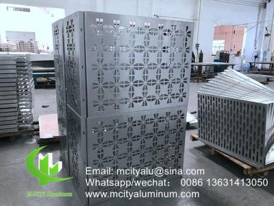 China Super Durable Powder Coated Aluminum CNC Turret Punching Perforated Panel for Facade Cladding in Custom RAL Colors for sale