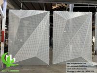China 3D Aluminum Facade Panel with PVDF Coating and 3mm Thickness for Customized Design for sale