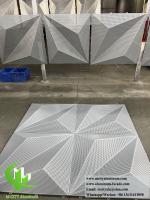 China 3D Aluminum Cladding Panel with Powder Coated Finish and Customizable RAL Colors in 3mm Thickness for sale