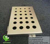 China 3mm Powder Coated Perforated Aluminum Panel for Customizable Facade Cladding and Decorative Screen for sale