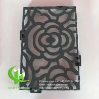 China 2.5mm Thickness Powder Coated Aluminum Perforated Panel with Custom Patterns for Facade Decoration for sale