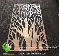 China Powder Coated Aluminum Privacy Screen with Customizable Patterns and 1000x2000mm Size for Facade Cladding for sale