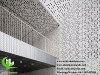 China Powder Coated Perforated Aluminum Wall Cladding Panels 1200x2400mm for Facade Decoration for sale