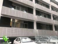 China Powder Coated Perforated Aluminum Panel with Customizable Size and CNC Laser Cut for Facade Cladding for sale