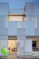 China CNC Punching Powder Coated Aluminum Facade Cladding with Customizable Designs for Solid Wall Panels for sale
