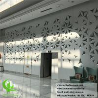 China CNC Punching Powder Coated Aluminum Cladding Panel 1200x2400mm for Wall Decoration for sale