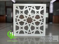 China Powder Coated Aluminum Screen Panel with Laser Cut Design for Customizable Privacy and Decoration for sale