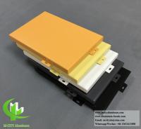 China Powder Coated Aluminum Solid Panel Facade Cladding 1200x2400mm with Perforated Design for sale