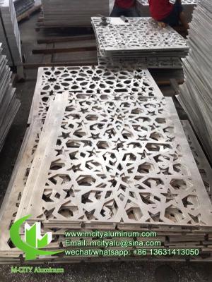 China 2.5mm Thick Powder Coated Aluminum Perforated Panel with Customizable Patterns for Facade and Screen Applications for sale