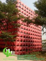 China Custom Made Powder Coated Aluminum Facade Panel Cladding Panel 1000x2000mm for Curtain Wall for sale