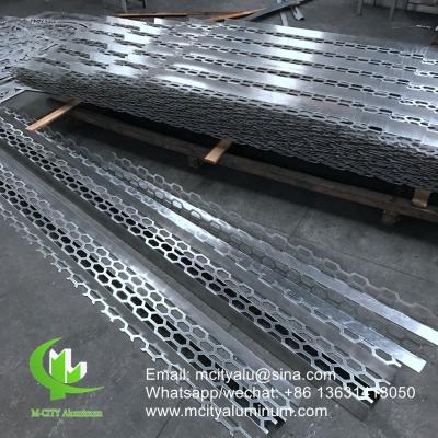 China Custom Made Powder Coated 3mm Thickness Perforated Aluminum Panel for Facade and Wall Decoration for sale
