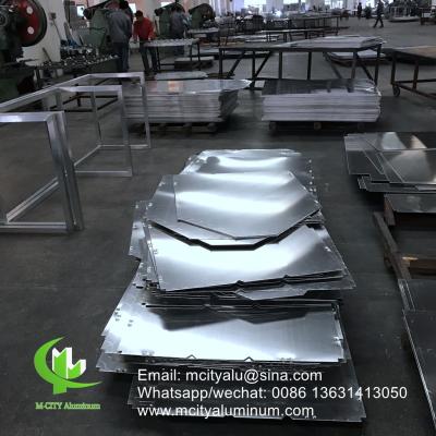 China Powder Coated Aluminum Solid Panel with PVDF Paint and Customizable RAL Colors for Facade Cladding for sale