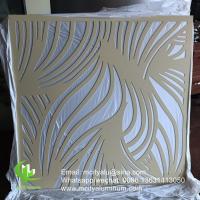 China Powder Coated Aluminum Facade Panel with CNC Turret Punching and Custom RAL Colors for Building Cladding for sale