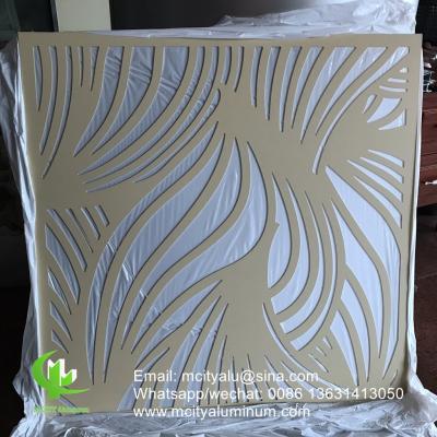 China Powder Coated Aluminum Facade Panel with CNC Turret Punching and Custom RAL Colors for Building Cladding for sale