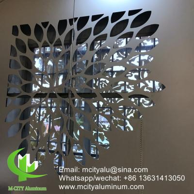 China Powder Coated Aluminum Facade Panel with Customizable RAL Colors and CNC Turret Punching for Decorative Cladding for sale