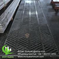 China 10mm Thickness Powder Coated Aluminum Privacy Screen with Custom Patterns for Decorative Laser Cut Panel for sale