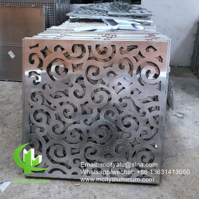 China Powder Coated Aluminum Decorative Panel with Custom Patterns for Facade Cladding in 1000x2000mm Size for sale