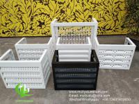 China Custom CNC Patterns Aluminum AC Cover with Powder Coated Surface and 1000x2000mm Standard Size for Facade Cladding for sale