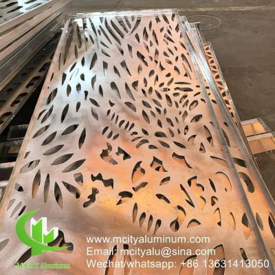 China 3mm Powder Coated Aluminum Perforated Panel with Custom RAL Colors for Facade Cladding for sale