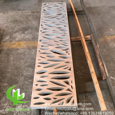 China Powder Coated Perforated Aluminum Facade Panel with Customizable Patterns in 1000x2000mm Size for Exterior Building Cladding for sale