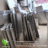 China Powder Coated Aluminum Solid Panel with Customizable RAL Colors and CNC Turret Punching for Facade Cladding for sale