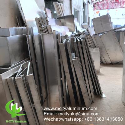China Powder Coated Aluminum Solid Panel with Customizable RAL Colors and CNC Turret Punching for Facade Cladding for sale