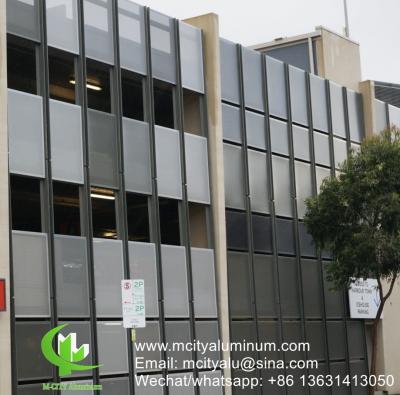 China Powder Coated Perforated Aluminum Panel with Customizable RAL Colors and CNC Turret Punching for Facade Cladding for sale