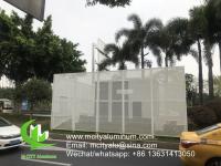 China Powder Coated Perforated Aluminum Sheet with Custom RAL Colors for CNC Turret Punching Facade Panels for sale