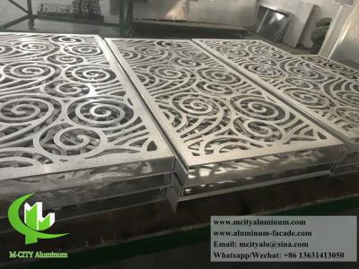 China Powder Coated Laser Cut Aluminum Panel 1200x2400mm for Customizable Designs in Facade Cladding for sale